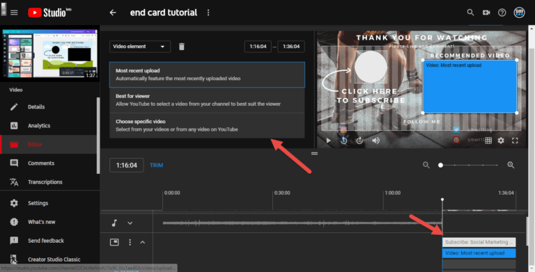How to Create YouTube End Cards [With Free Templates]