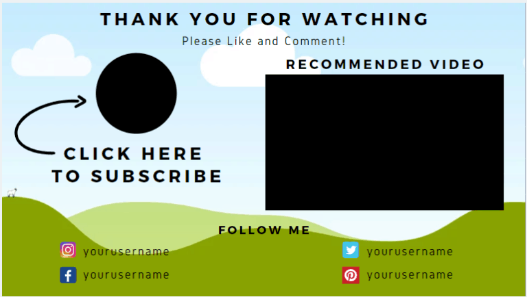 How to Create YouTube End Cards [With Free Templates]